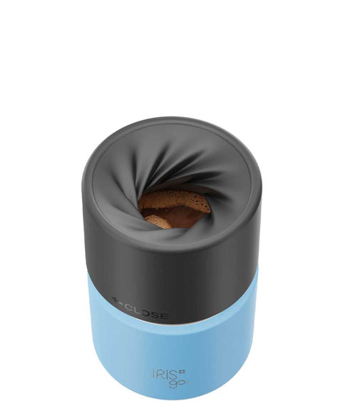 IRISgo® cup - Thermobecher & Kaffeebecher to go - Auslaufsicher - Blau - 200ml - Swiss Made